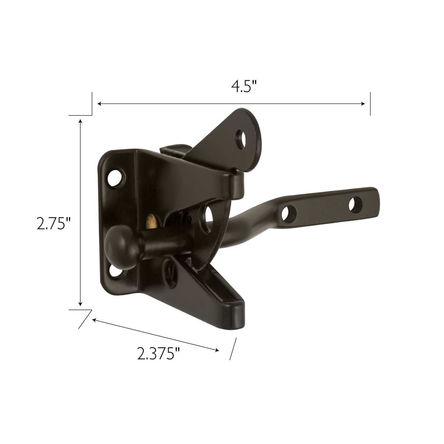 Self Locking Gate Latch Bronze 2 Pack ǀ Hardware & Locks ǀ Today's ...