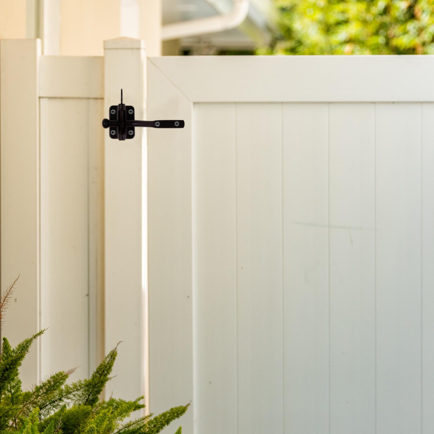 Self Locking Gate Latch Bronze 2 Pack ǀ Hardware & Locks ǀ Today's ...