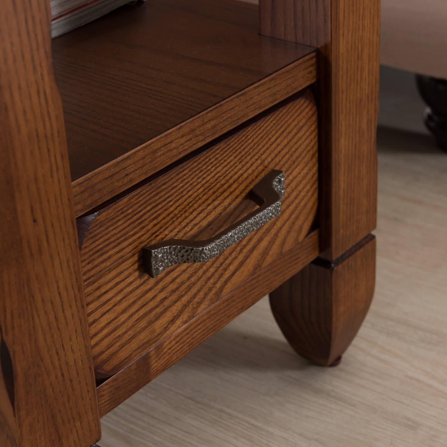 Slatestone End Table Rustic Oak ǀ Furniture ǀ Today's Design House