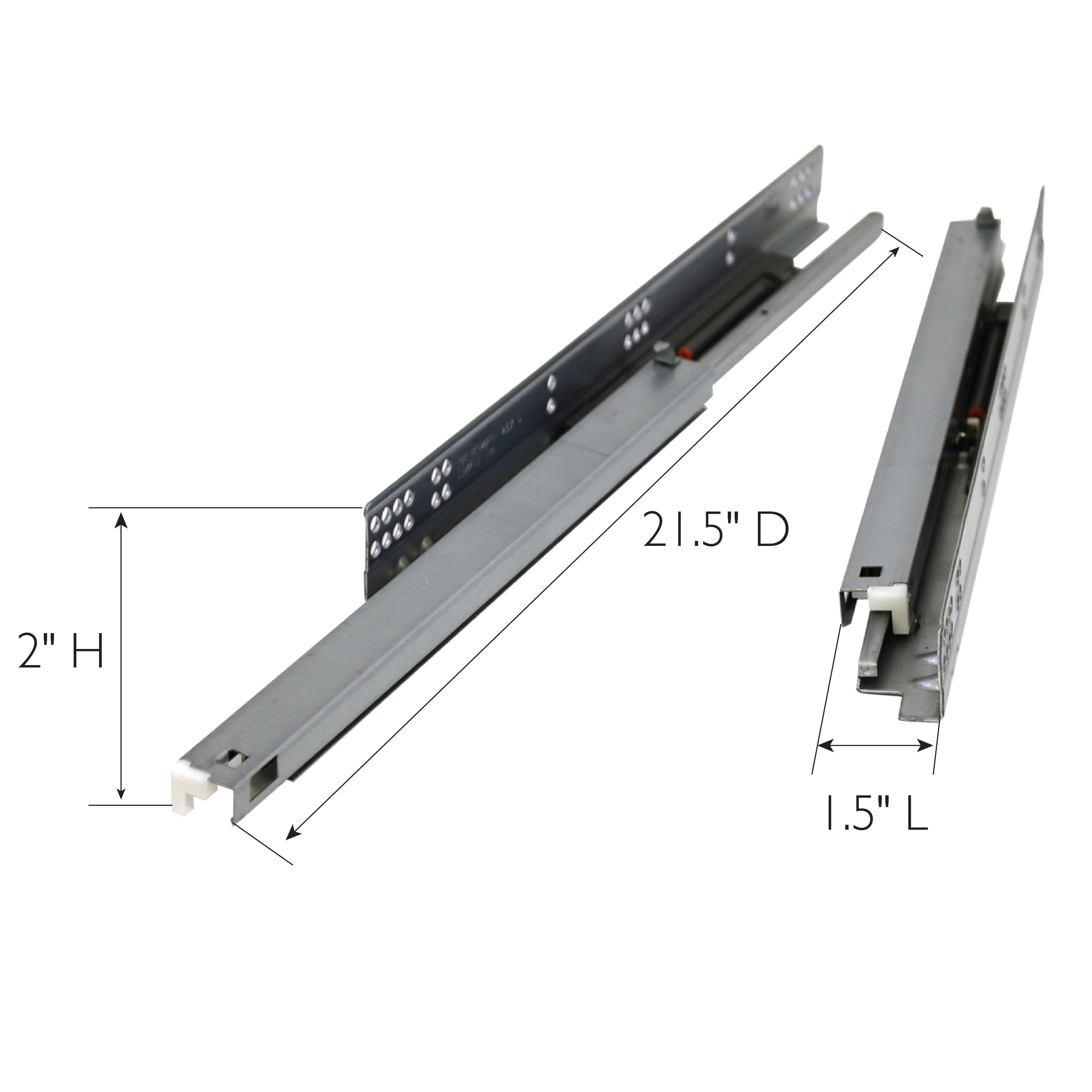 Soft Close Drawer Glides for Brookings Kitchen Cabinets | Kitchen ...