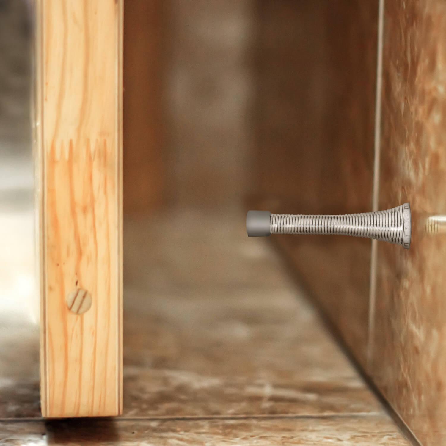 Spring Door Stop Satin Nickel 3.1 Inch 20 Pack ǀ Hardware & Locks ǀ ...