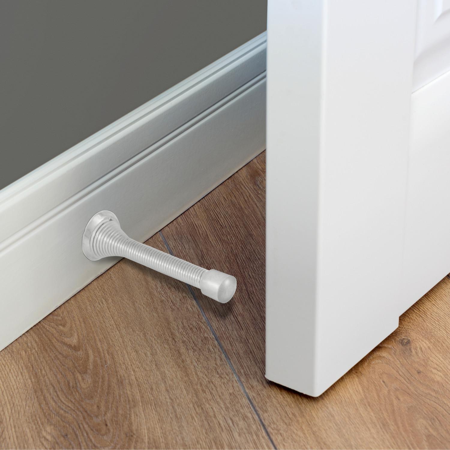 Spring Door Stop White 3.1 Inch 10 Pack ǀ Hardware & Locks ǀ Today's ...