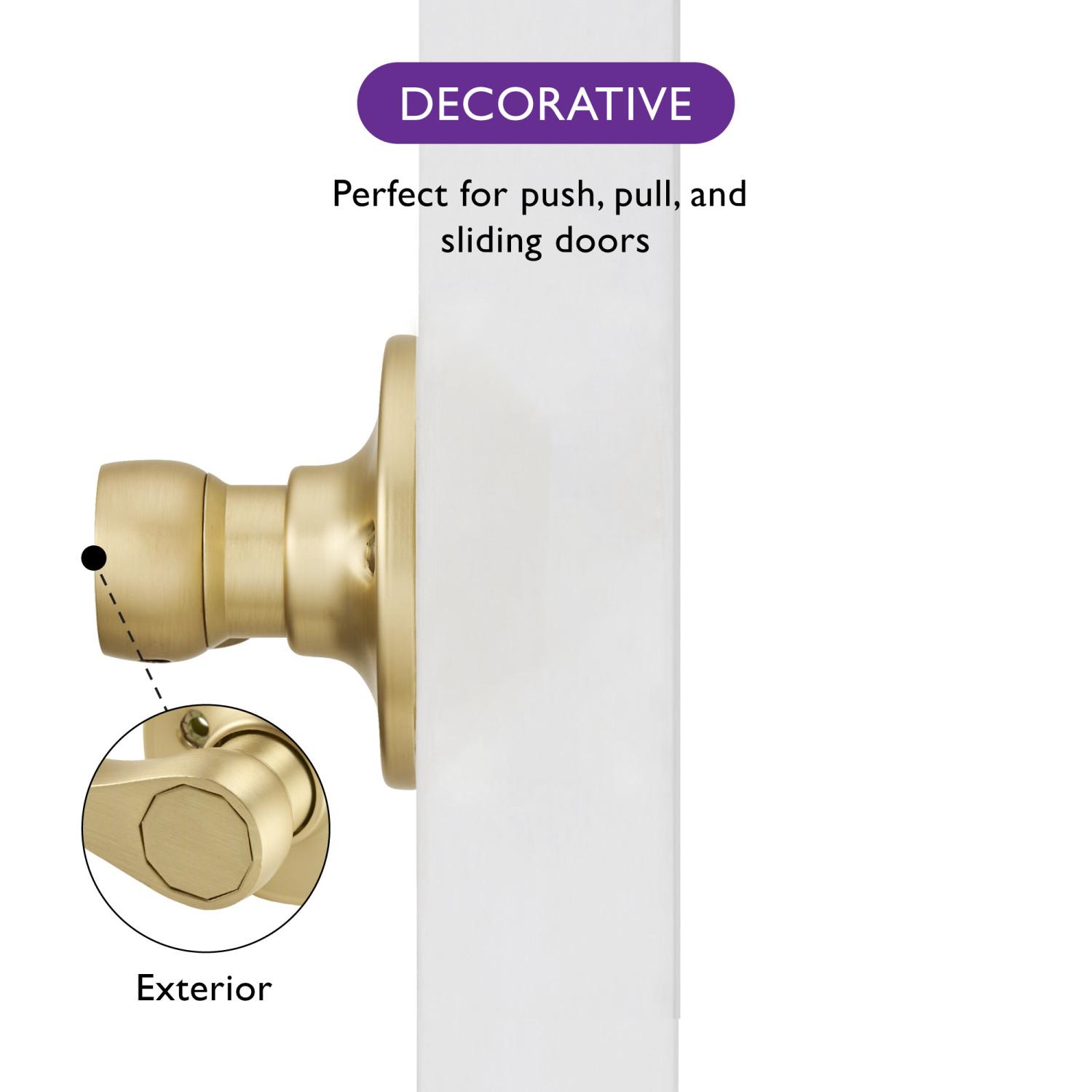 Springdale Dummy Door Handle Satin Gold ǀ Hardware & Locks ǀ Today's ...