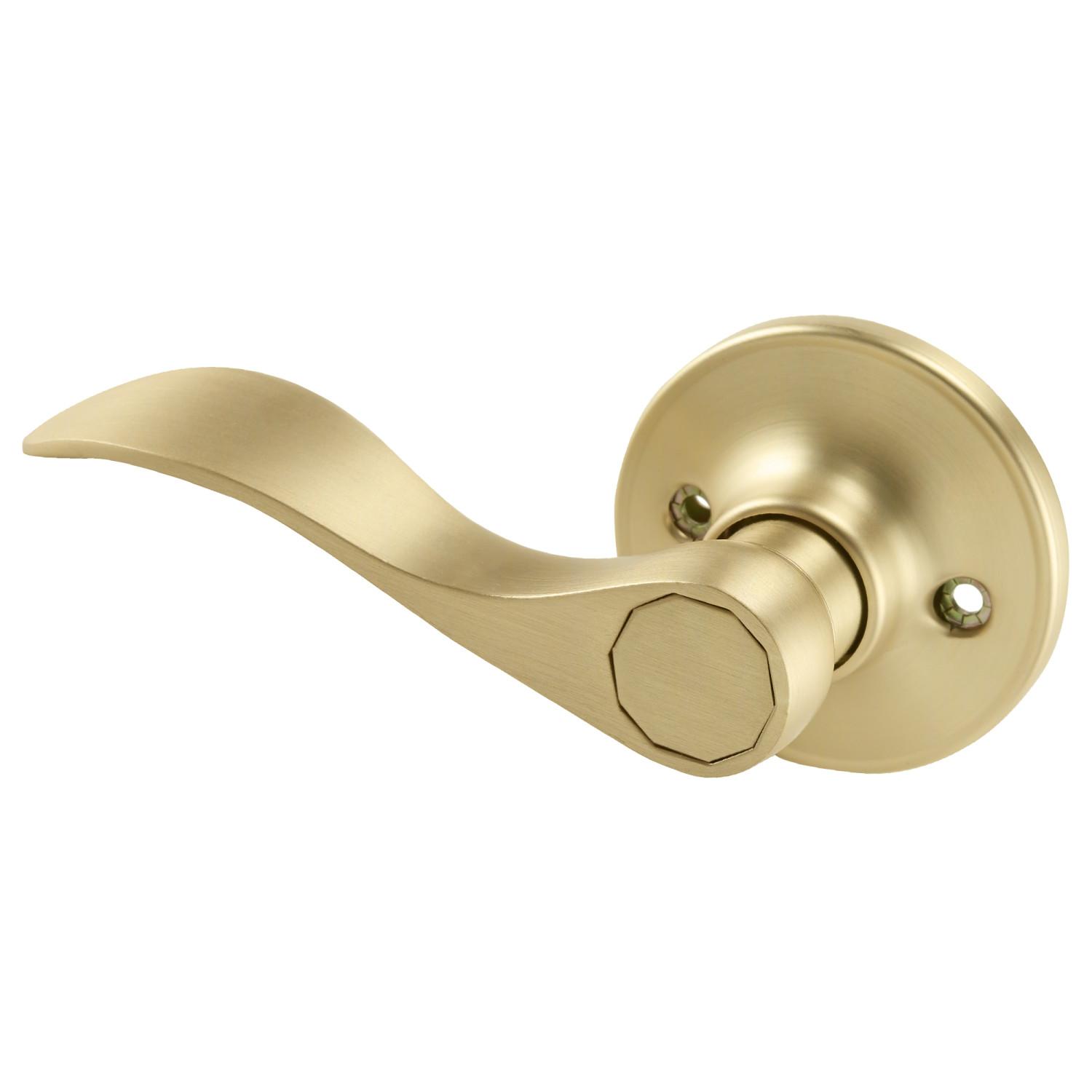 Springdale Satin Gold Closet Door Lever ǀ Hardware & Locks ǀ Today's ...