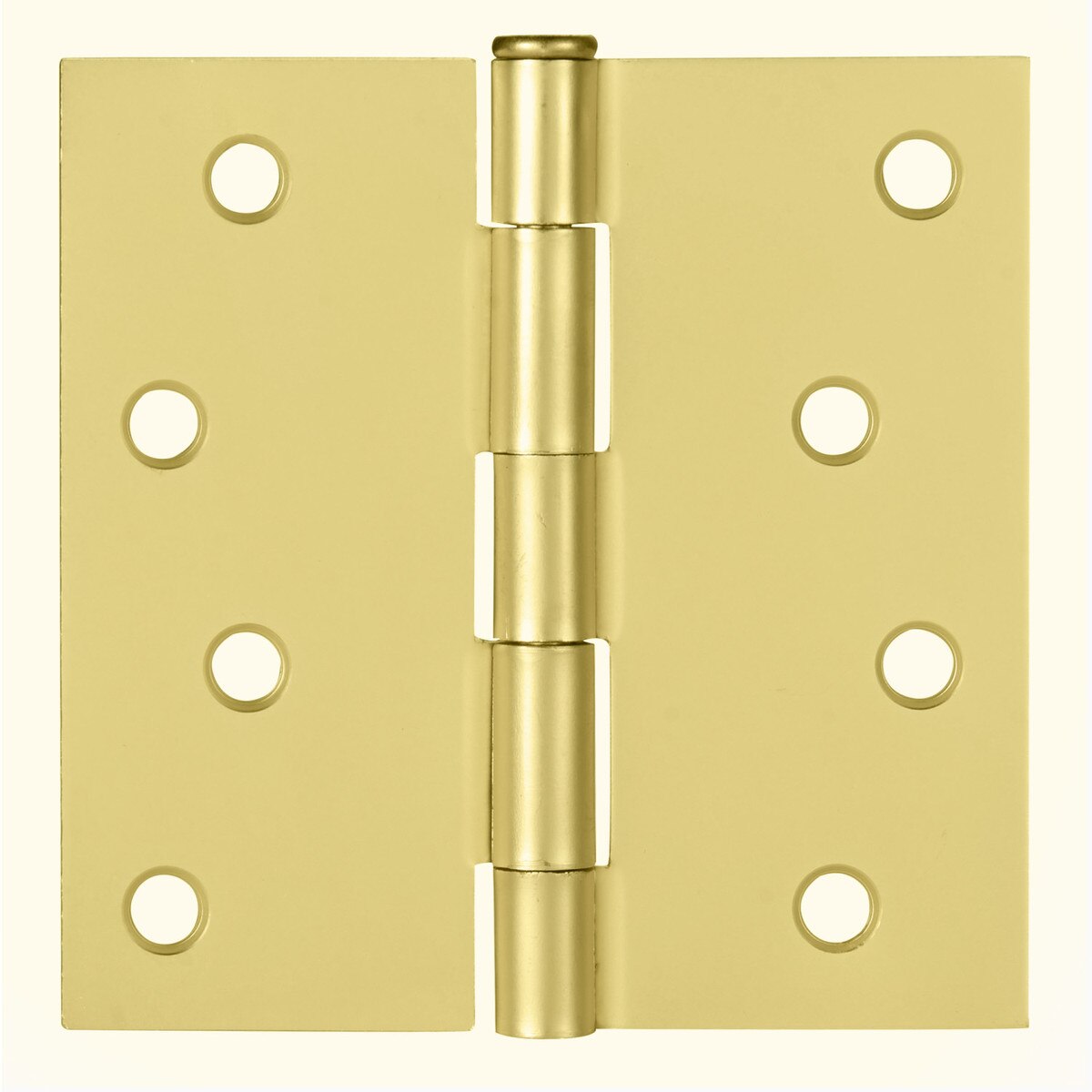 Square Corner Door Hinge Satin Brass 4 Inch 3 Pack ǀ Hardware & Locks ǀ ...