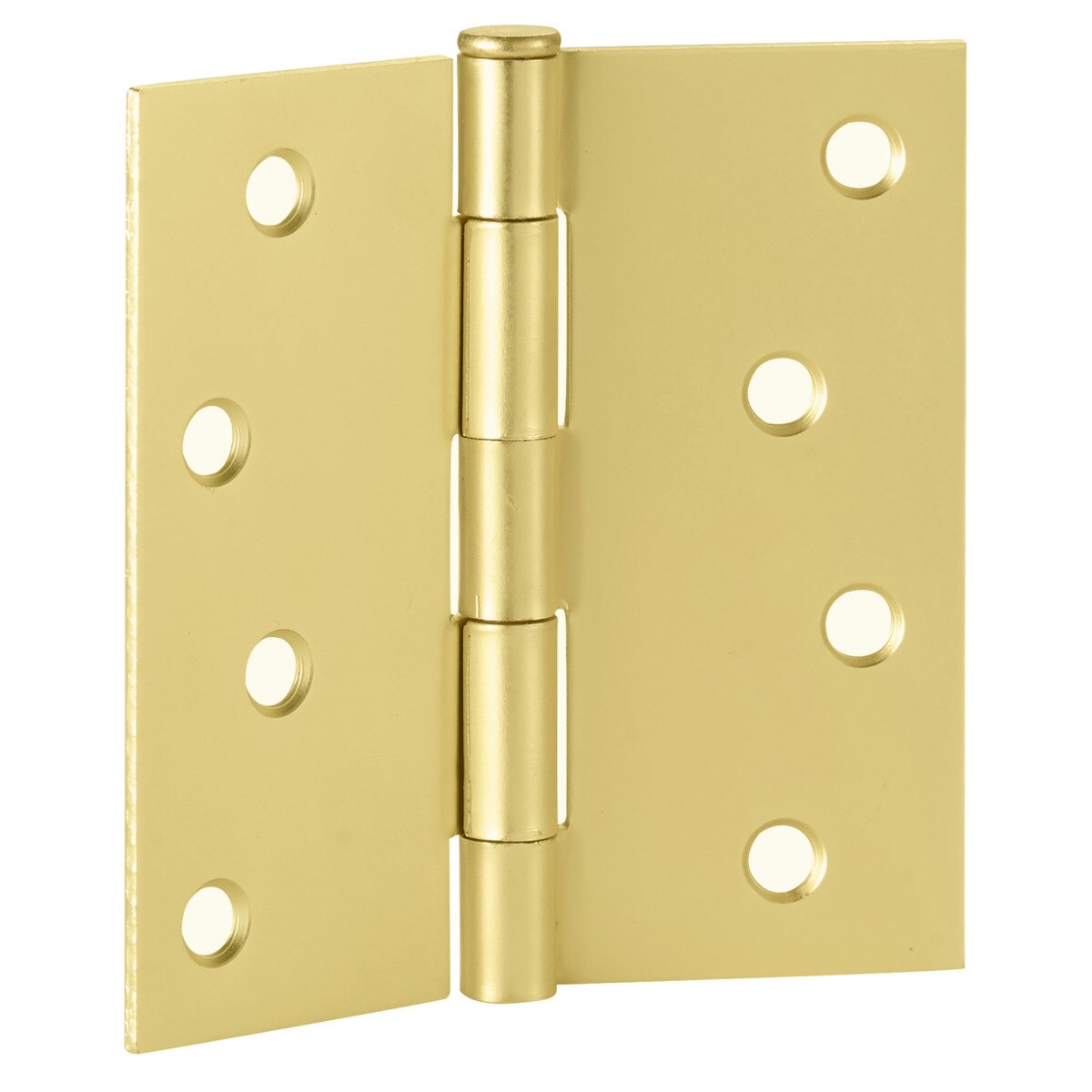Square Corner Door Hinge Satin Brass 4 Inch 3 Pack ǀ Hardware & Locks ǀ ...