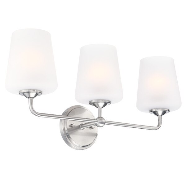 Stasia Vanity 3 Light Satin Nickel | Lighting & Ceiling Fans | Today's ...