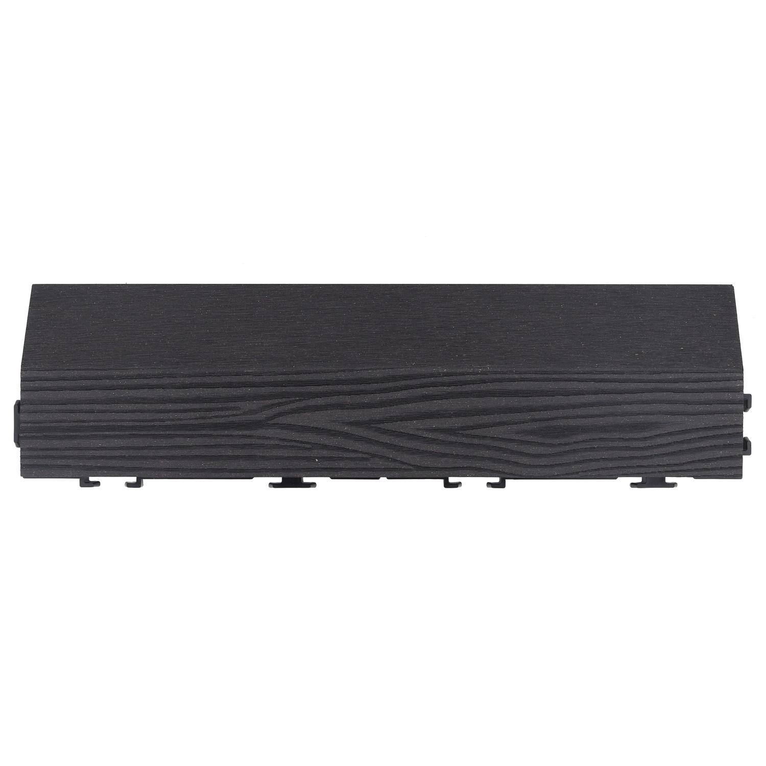 Straight Edge Trim Modern Ebony 4-Pack | Outdoor Living & Garden| Today ...