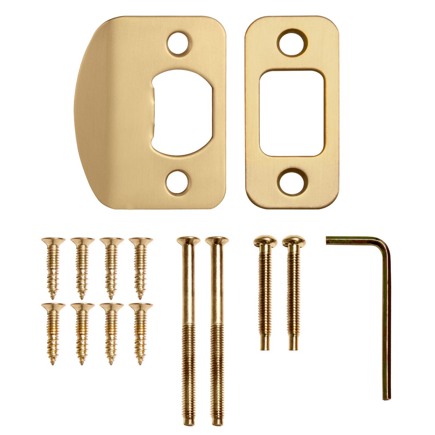 Coventry Entry Handle Set Springdale Deadbolt Satin Gold ǀ Hardware ...
