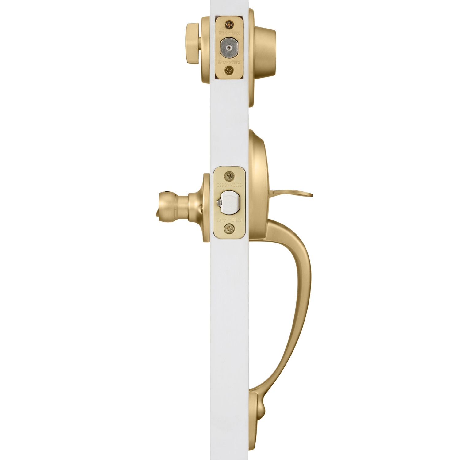 Coventry Entry Handle Set Springdale Deadbolt Satin Gold ǀ Hardware ...
