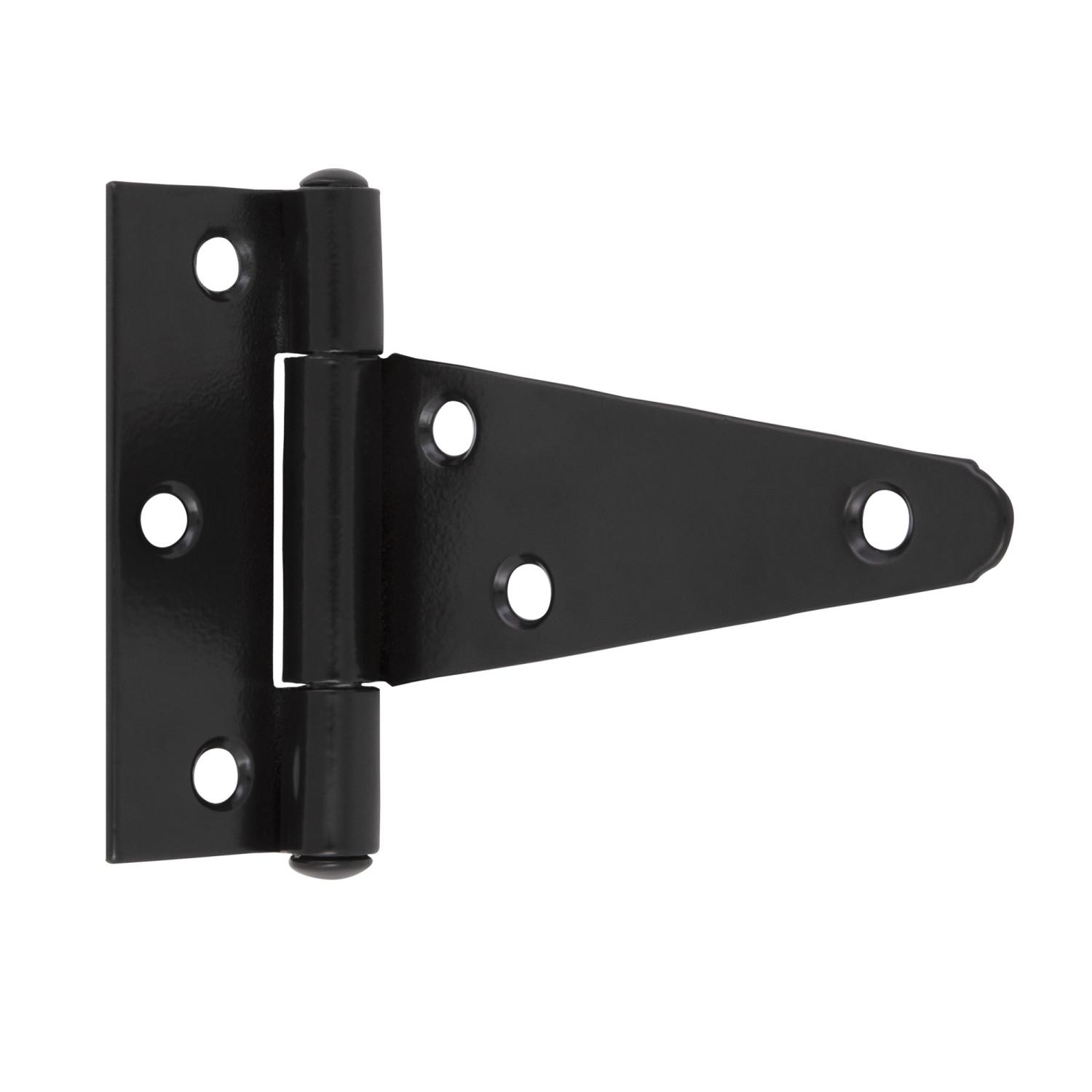T Hinge Matte Black 4 Inch 4 Pack ǀ Hardware & Locks ǀ Today's Design House