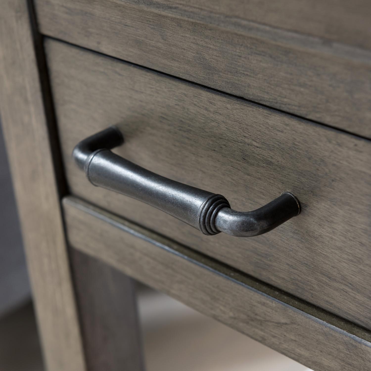 Traditional Tray Edge End Table Smoke Gray ǀ Furniture ǀ Today's Design ...