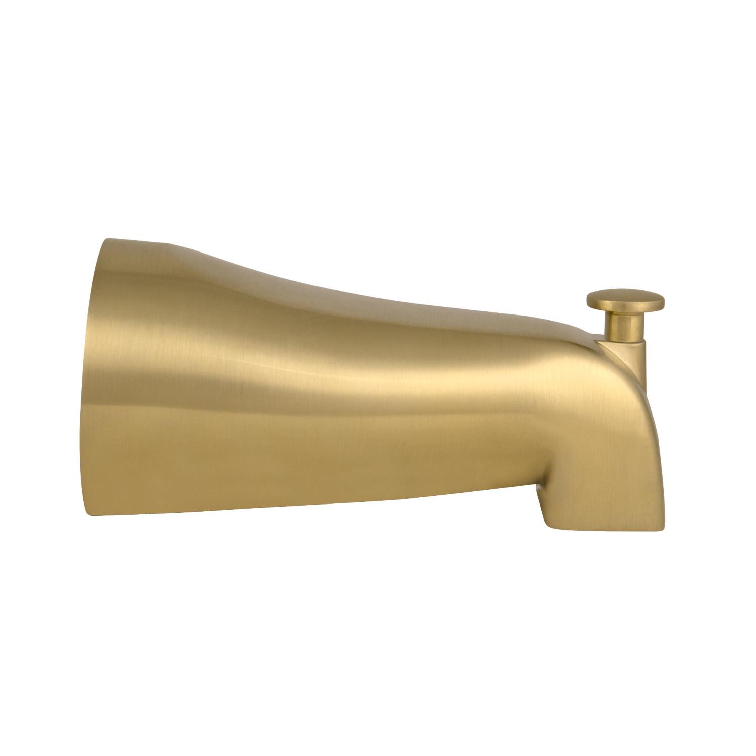 Tub Diverter Spout Satin Gold ǀ Bath ǀ Today's Design House