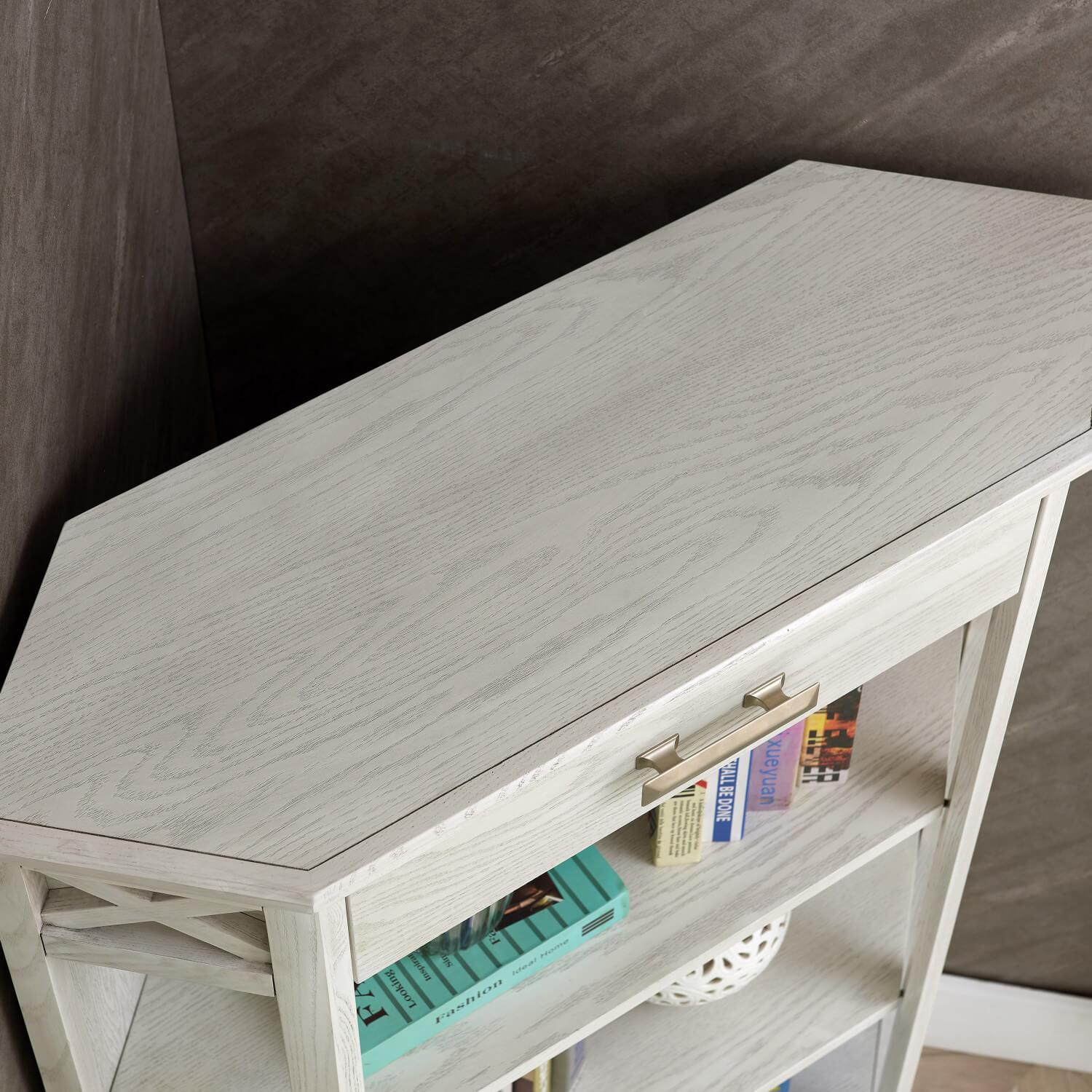 Mantel Corner Bookcase Weathered ǀ Furniture ǀ Today's Design House